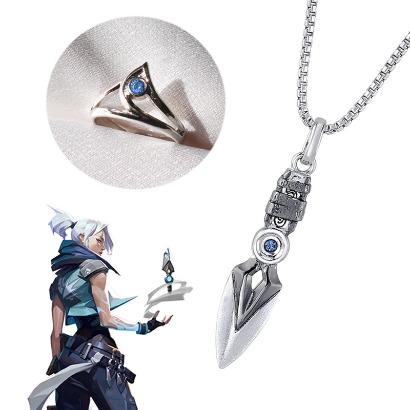 Juego Valorant Collar Jett Sage Cosplay Unisex Colgante Moda Accesorios ...