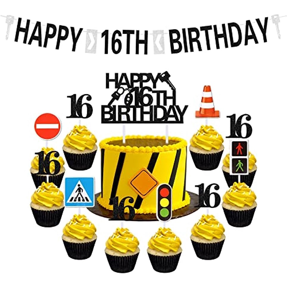 Licencia De Conducir Decoraciones De La Fiesta De Cumpleaños Para 16 ...