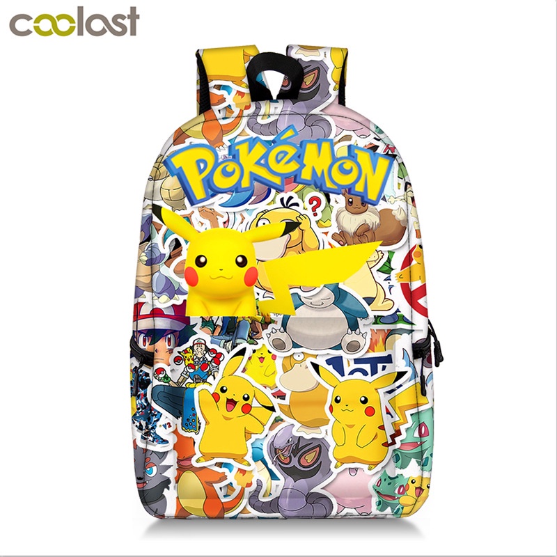 Pikachu Paquetes Escolares De Dibujos Animados Para Niños Y Niñas Para ...