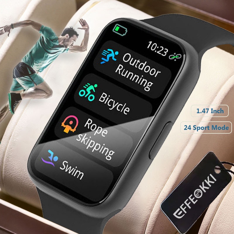 Deporte Smart Band 8 Pro Hombres Mujeres 1.47 " Pulsera Inteligente ...