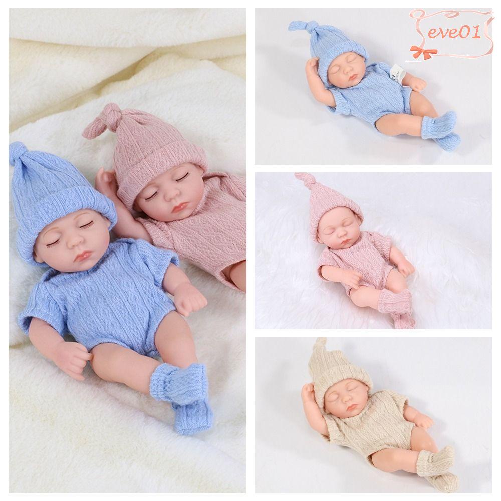 EVE01 Muñecas De Silicona Reborn , Mini Juguetes Suaves Para Bebés De ...