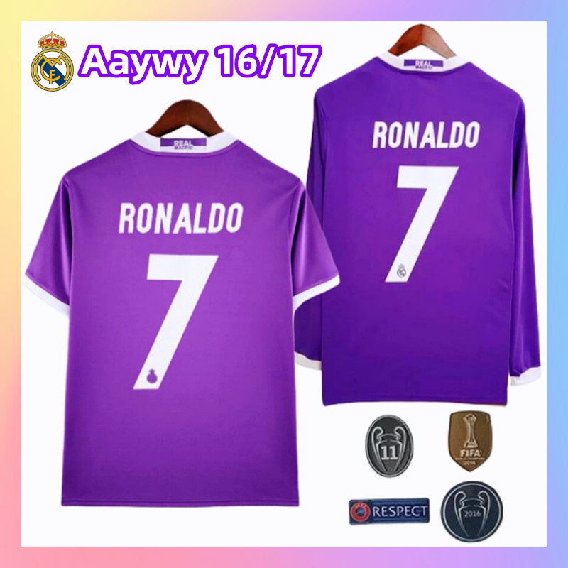 Camiseta Real retro Royal Madrid 2017 de alta calidad visitando 16/17 ...