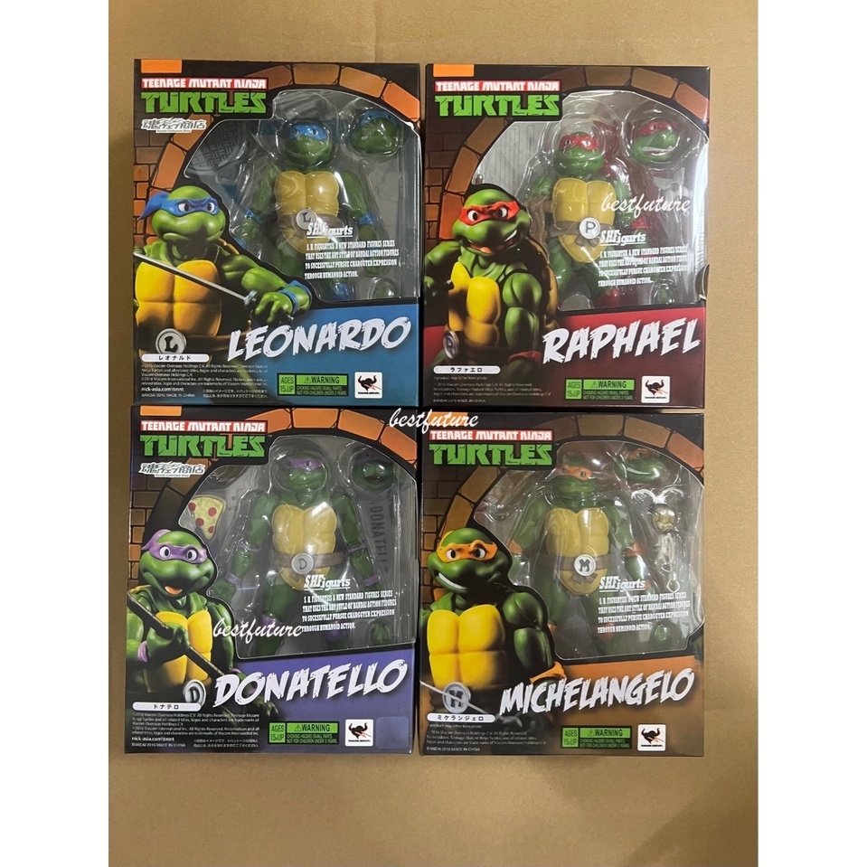 SHF TMNT Figuras De Acción Estatua Modelo Juguete Tortugas Ninja ...
