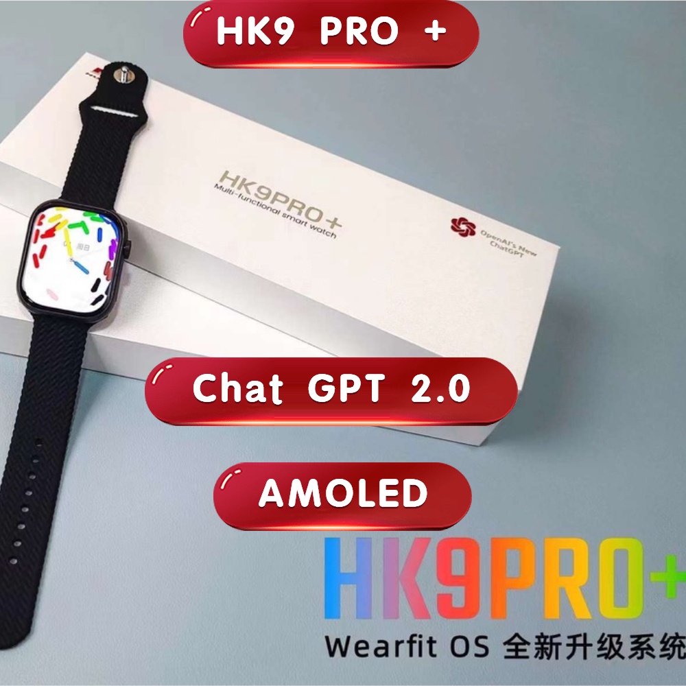 2023 Nuevo Hk9 Pro Plus Amoled Reloj Inteligente 2.02inch Hk9 Ultra 2 Serie 9 Chat GPT2.0 Ritmo ...