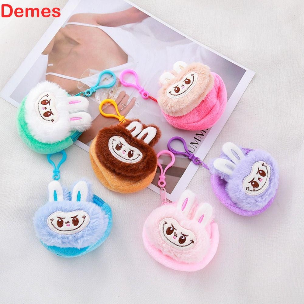 DEMES Labubu Monedero , Bolso Colorido Colgante De Felpa Bolsa De ...