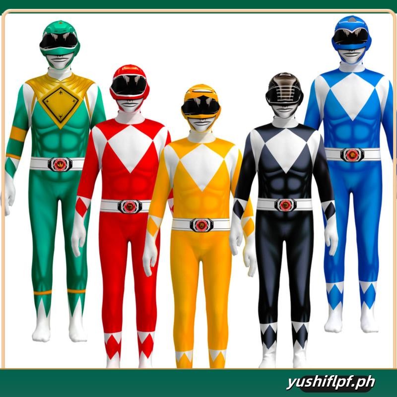Power Samurai Sentai Shinkenger Rangers Lycra Niños Ranger Disfraces ...