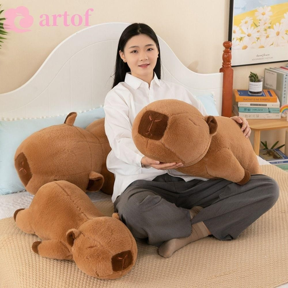 Artof Capybara Peluche, Lindo Anime Simulación Capibara, Muñeca Animal ...