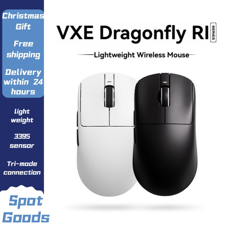 VXE Dragonfly R1 Ratón Inalámbrico Para Juegos PAW3395 Sensor Ligero ...