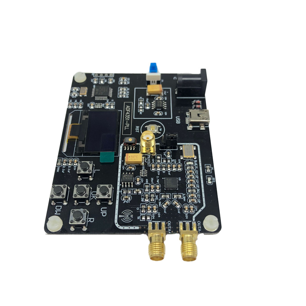 Adf4351 Módulo A Bordo 35m-4.4g Rf Fuente De Señal Barredora De Frecuencia Stm32 Anillo De ...