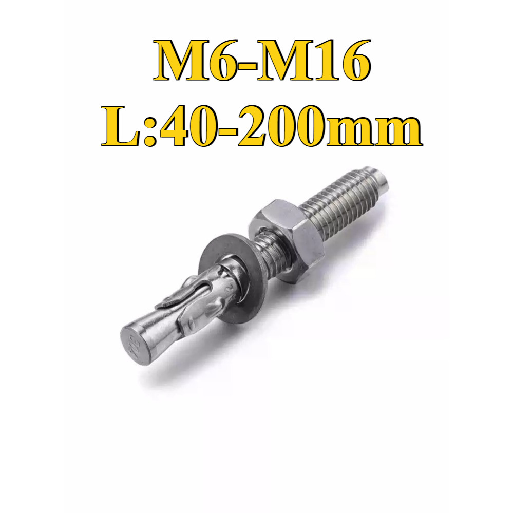 Tornillo Gecko De Acero Inoxidable 304 M6 / M8 / M10 / M12 / M16 (Ydy-Rm-Ph) | Shopee México