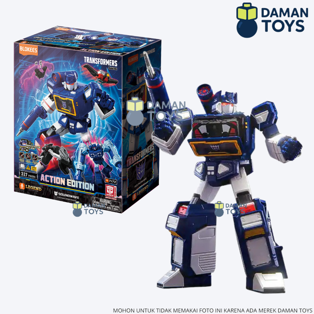 Blokees Transformers Robot Soundwave Versión De Acción Edición Leyenda ...