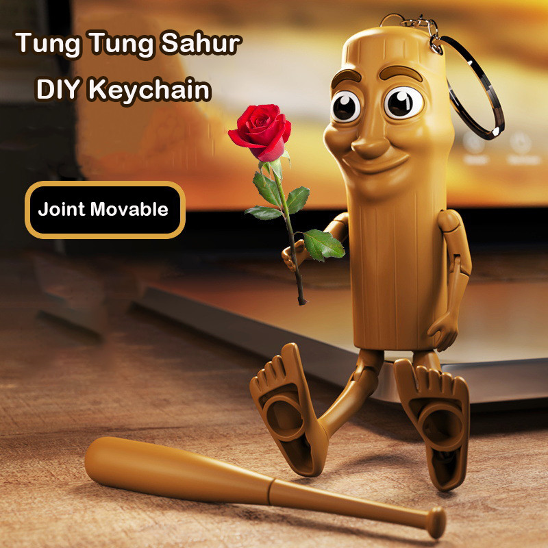 Tralalero Tralala Brainrot Tung Sahur Movimientos Articulados Figura ...