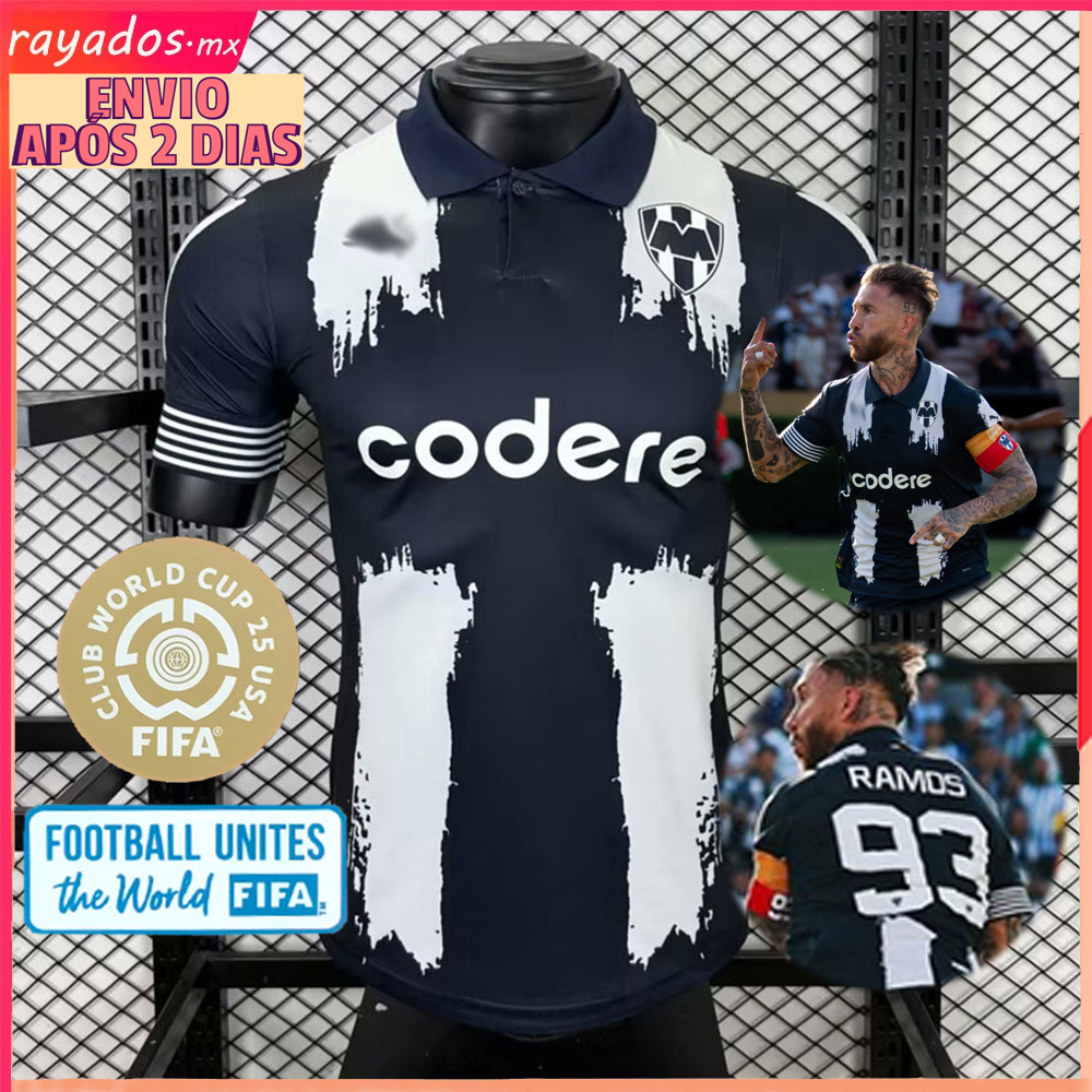 2025 2026 Jersey Monterrey Local Rayados Versión Jugador Camisas De ...