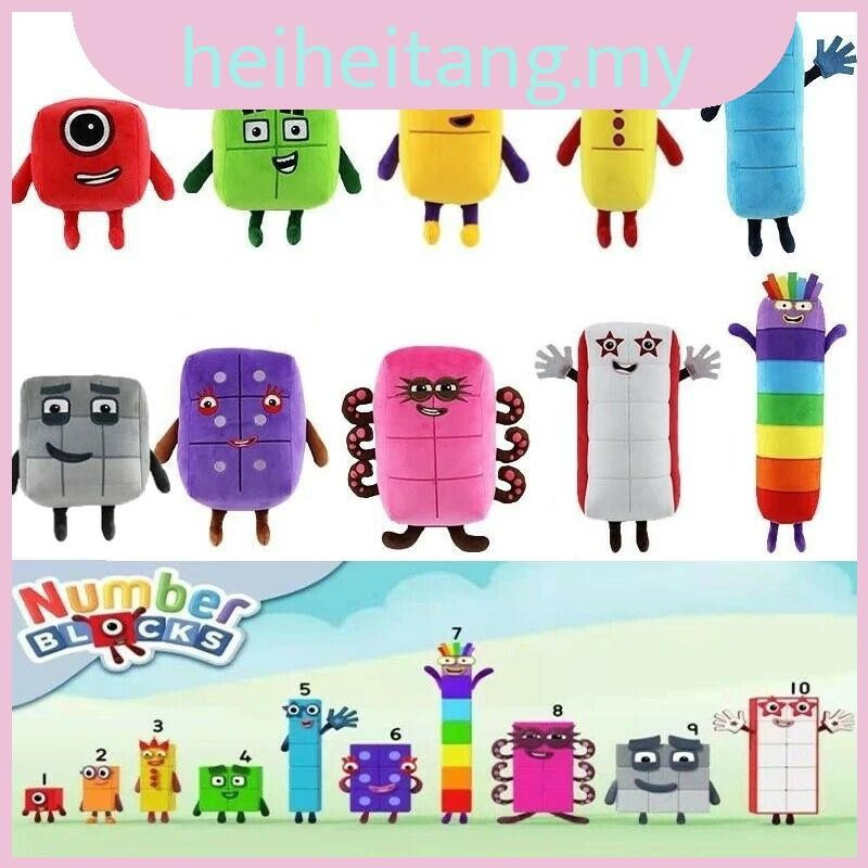 Numberblocks Juguetes De Peluche Número Muñecas Película Serie De ...