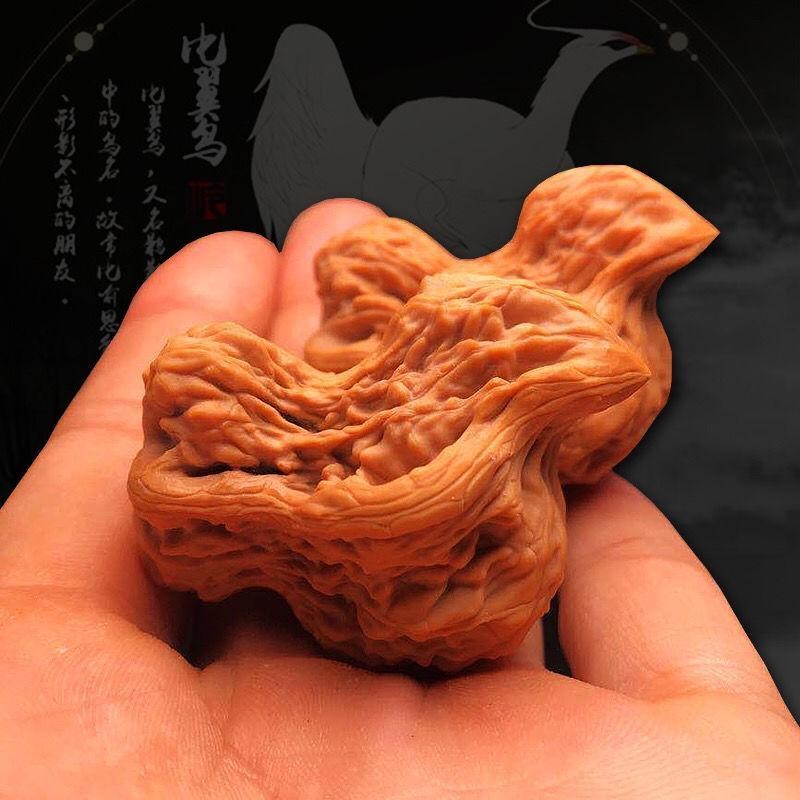 Wenwan Nogal Salvaje Alien En Forma De Cabeza De León Pequeño Pájaro ...