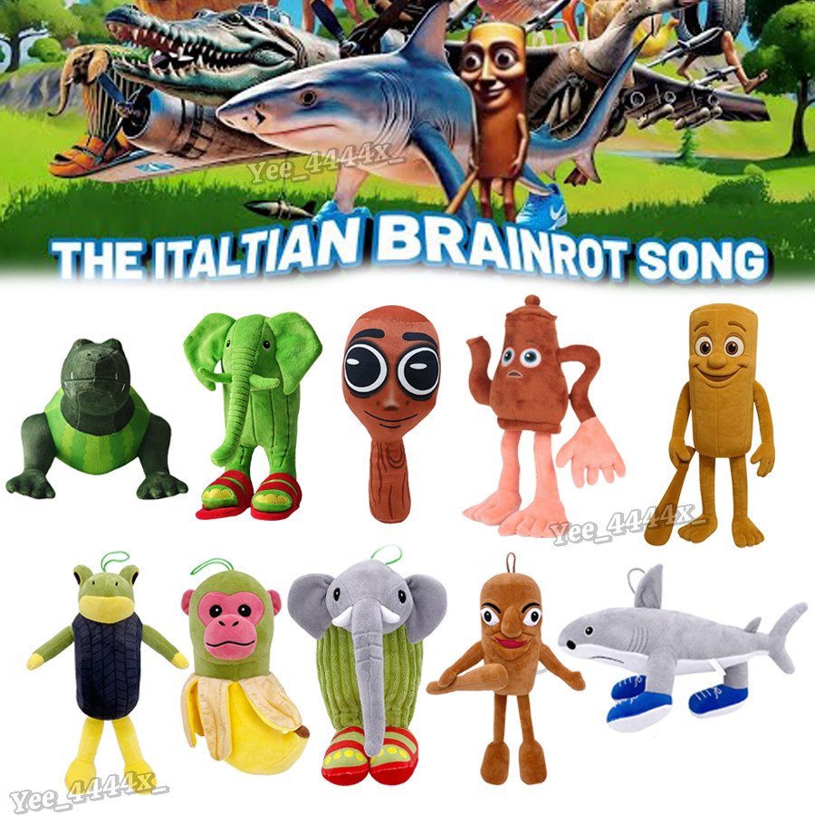 Nuevo Italiano Brainrot Peluche Divertido tung Sahur Y Tralalero ...