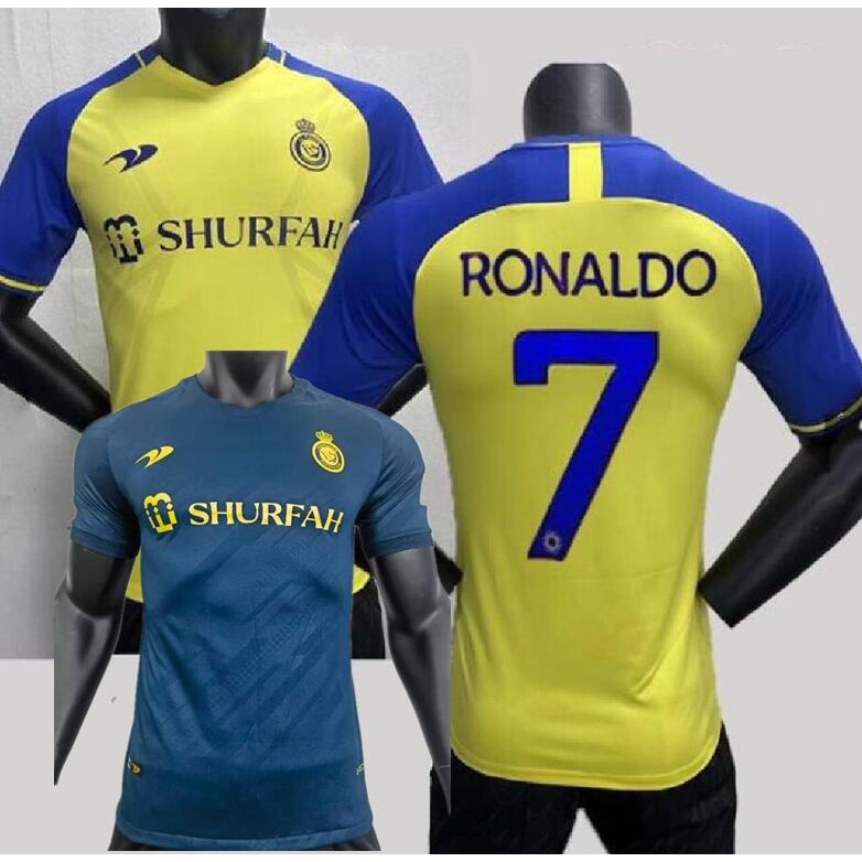 Versión Del Jugador 2022 2023 Al Nassr Home Cr7 Camiseta De Fútbol