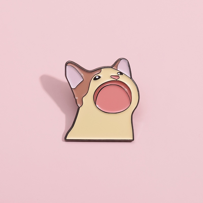 Lindo Meme De Gato De Dibujos Animados Vector De Memes De Gatos De Pie