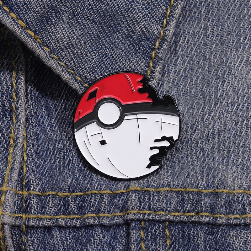 Anime Figura Esmalte Broches Cartoon Pets Bola Broche Insignia Película ...