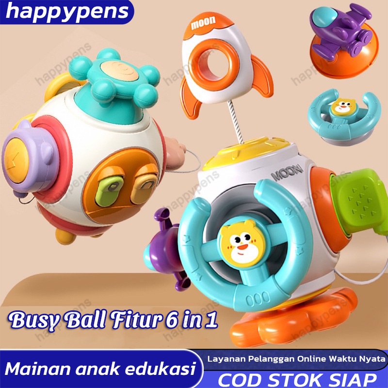 Bola Ocupada Características 6 En 1/Práctica Dedo Mano Sensorial Lógica ...