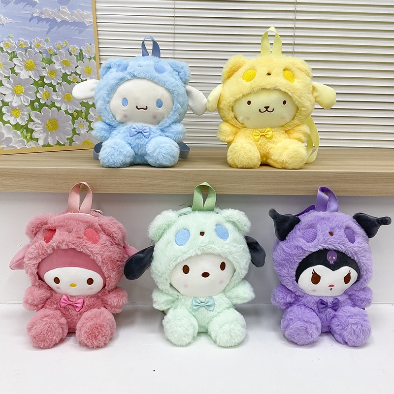 Lindo Sanrio Muñeca De Felpa Bolsa De Hombro Kuromi Melody Cinnamoroll ...