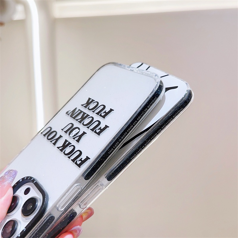 Ripndip Funda De Teléfono De TPU Con Purpurina De Gato Travieso Para ...