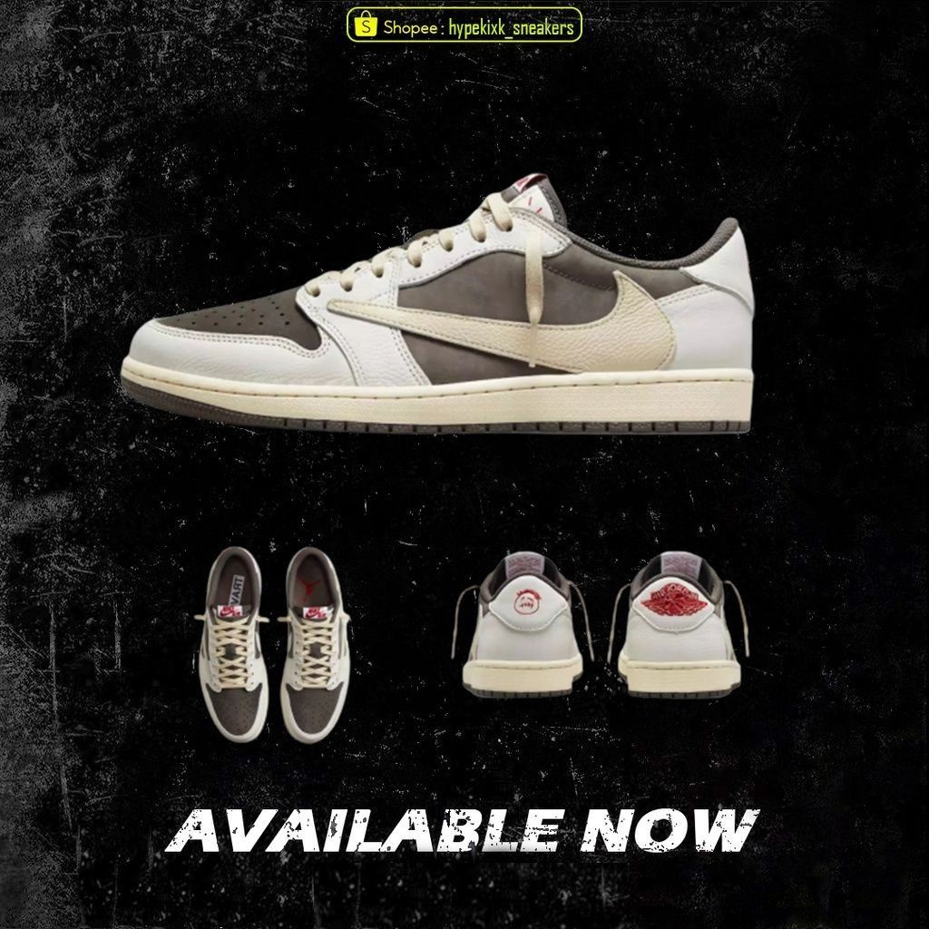 Nike Air Jordan 1 Low OG x Travis Scott Reverse Mocha 162 Hombres Y ...