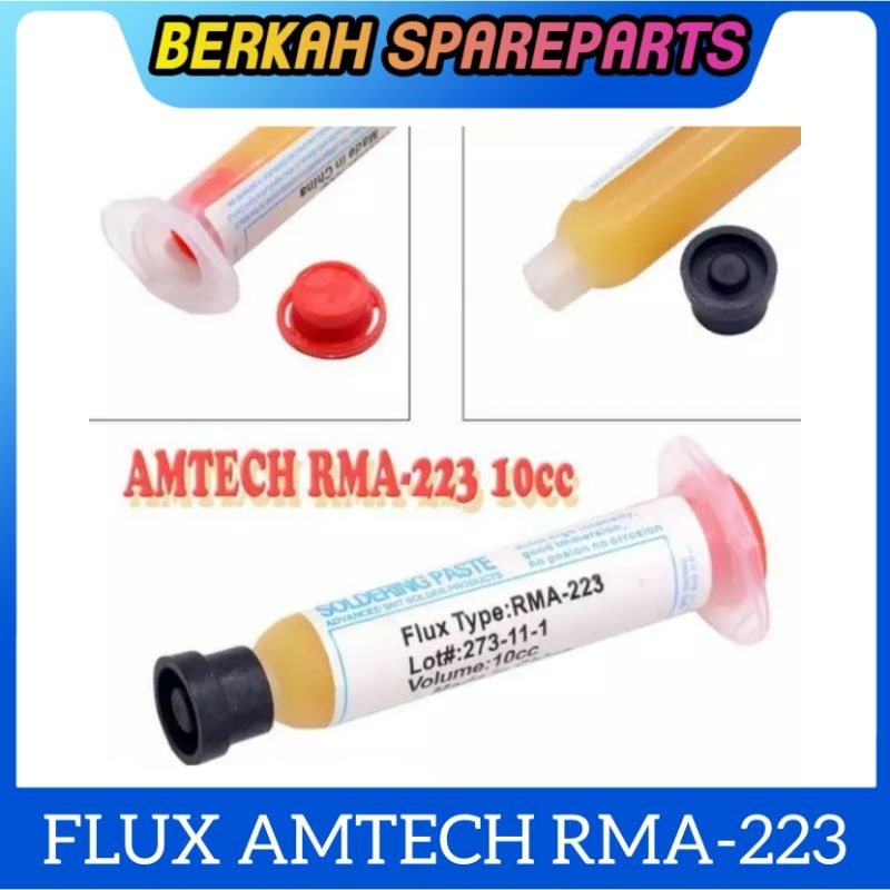 Flujo AMTECH RMA-223 10CC OC Mejor Calidad Aceite De Soldadura | Shopee ...