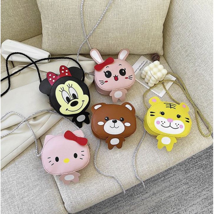 Minipinky MP1432 Niñas Sling Bag Personaje De Dibujos Animados Niños ...