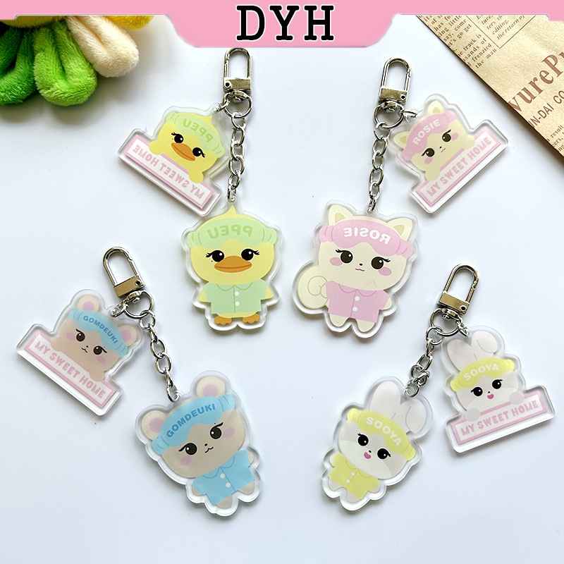 Kpop BLACKPINK SOOYA GOMDEUKI ROSIE PPEU Llavero Lindo Acrílico De ...