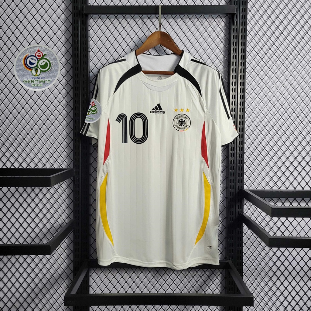 jersey | Retro 2006-06 Copa Del Mundo De Alemania Camiseta Blanca ...