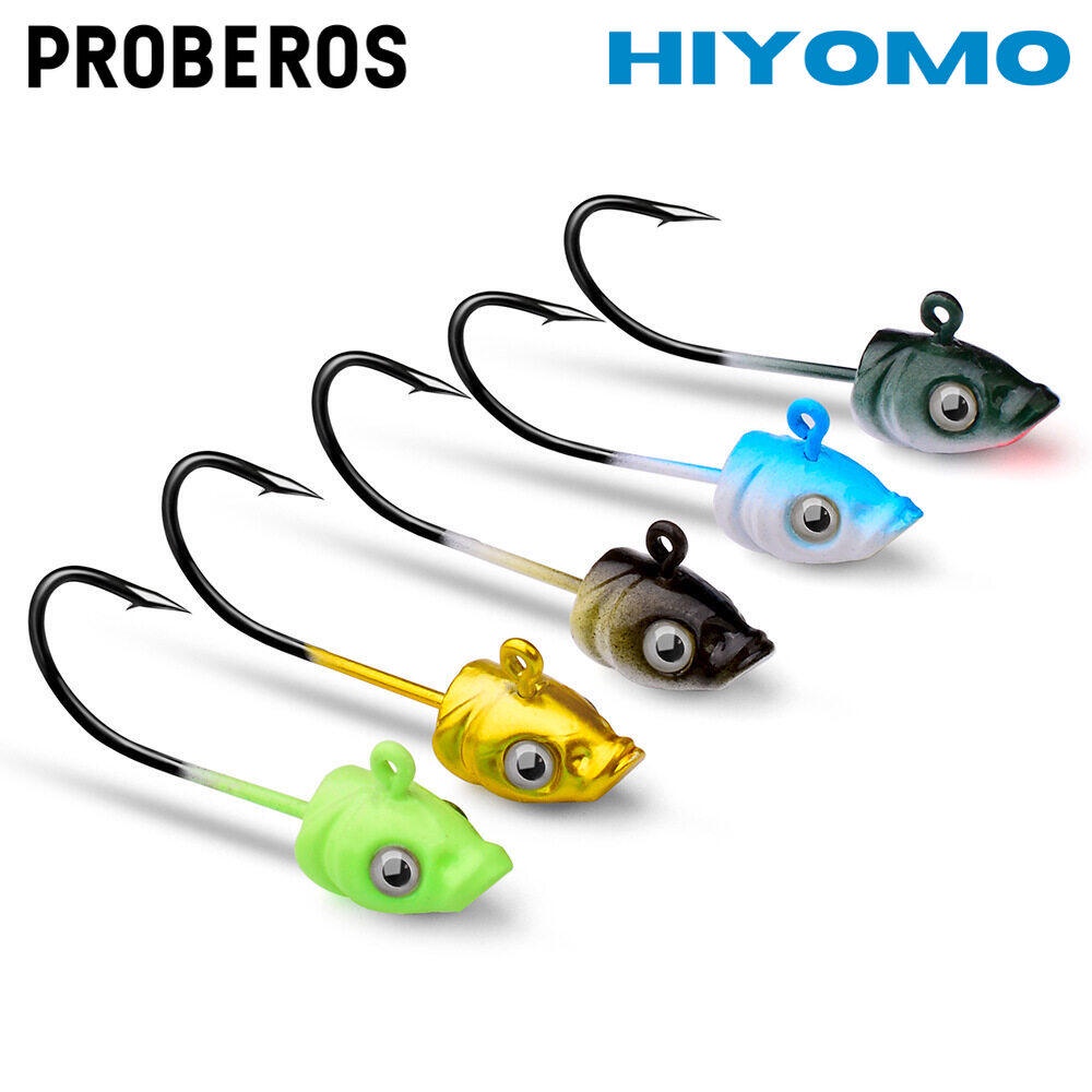 PROBEROS 5pcs/lot Anzuelos De Pesca 3.5g 5g 7g Slow Jigging Gancho De ...