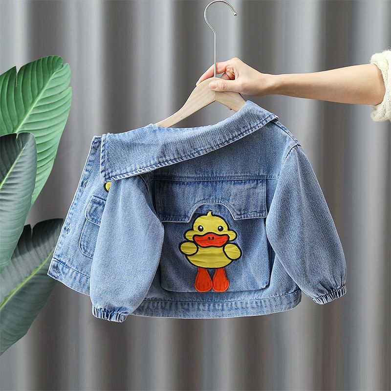 Chamarra De Mezclilla De Dibujos Animados Para Niños Simple , Indie Y ...