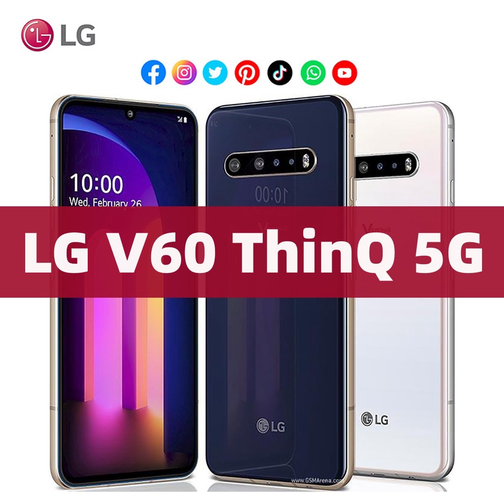 LG V60 ThinQ 5G V600VM/V600TM 6.8 " Versión Estadounidense Octa-core ...