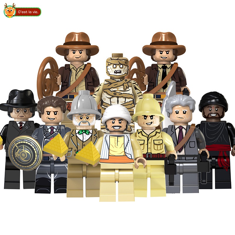 Legendario Explorador De Bloques De Construcción Muñeca Indiana Jones ...