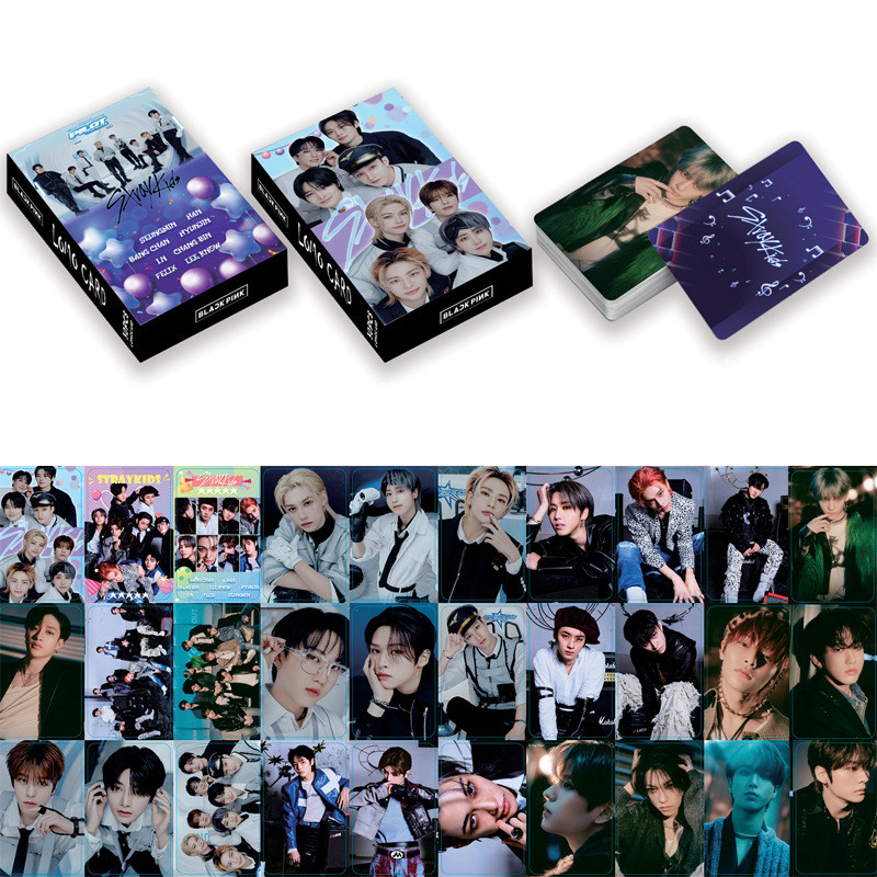 30 Pzs/Caja STRAYKIDS Rock STAR MAXIDENT Photocards Felix I.N Seungmin ...
