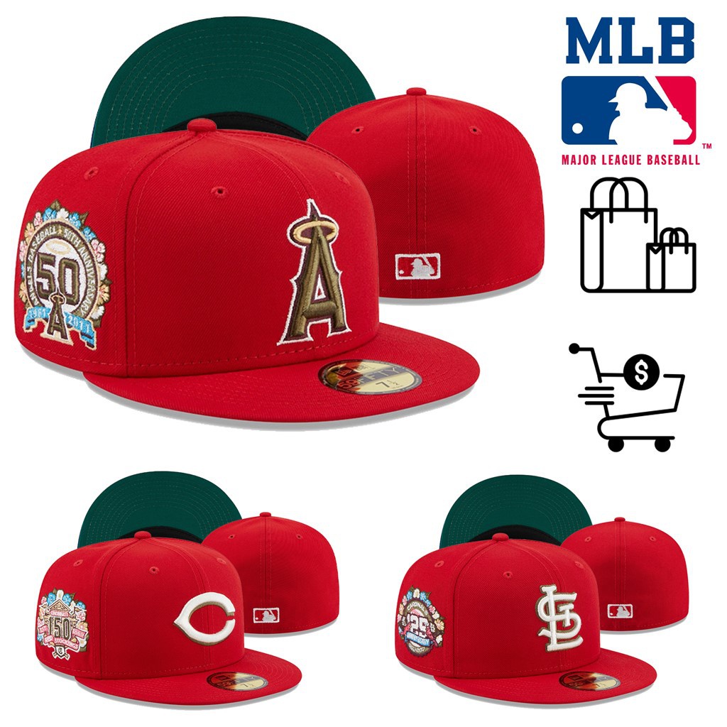 Spot 】 Nuevo MLB Los Angeles Cardinals Cincinnati Redskins Sombrero De ...