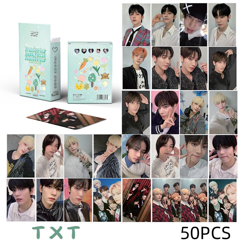 50-55pcs/box TXT Album Photocards | Shopee México