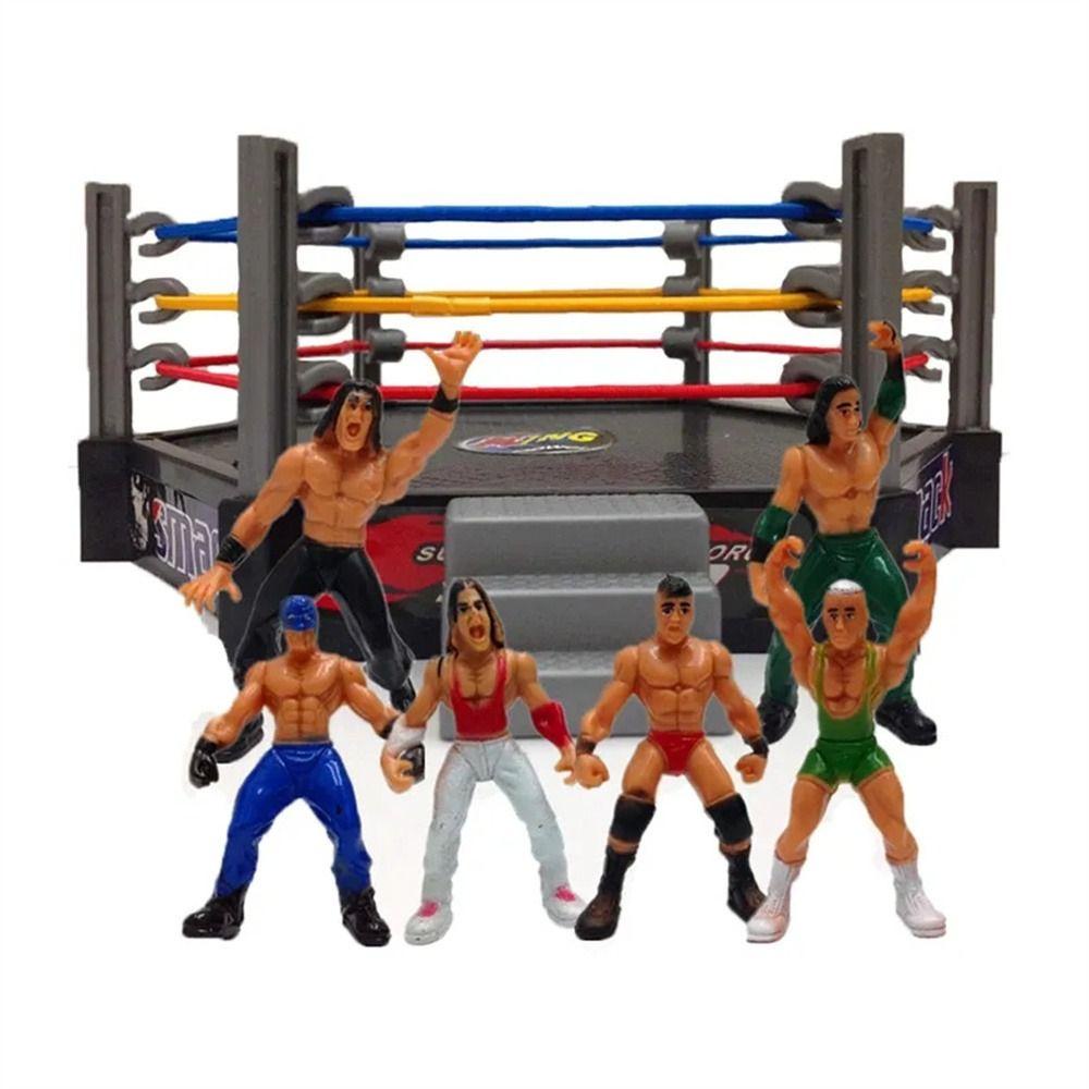 ORLANTHA Juguetes De Lucha , Ensamblado Arena Jaula Figura Niños Y ...