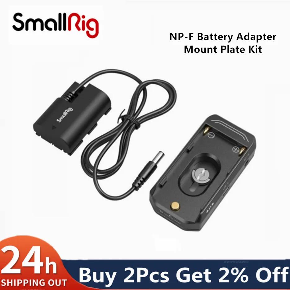 SmallRig NP-F Kit De Placa De Montaje Del Adaptador De La Batería Con FZ100/LP-E6NH Cable De ...