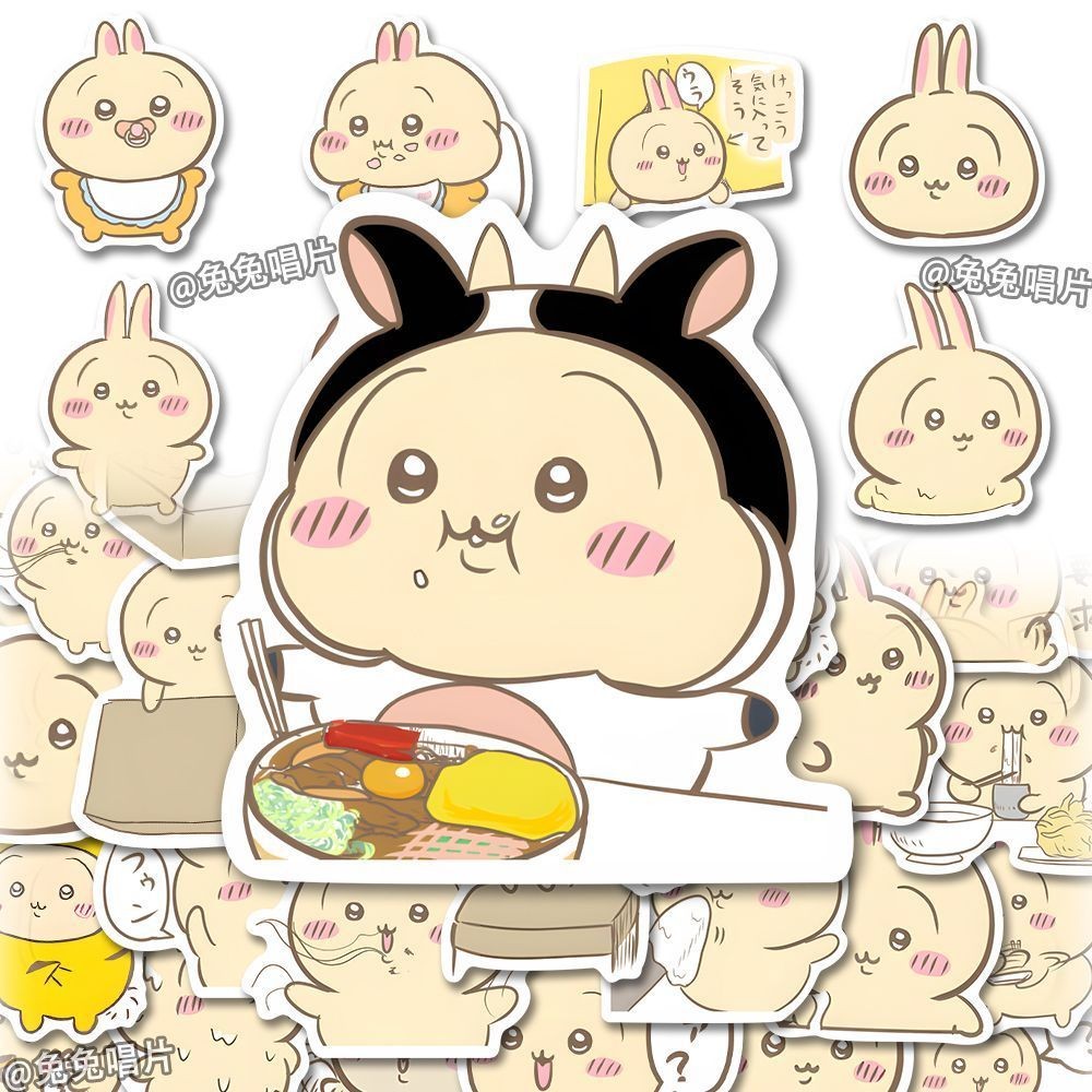 100 Hojas De Pegatinas Chiikawa Lindo Usachi Bebé Chiikawa Manual De ...