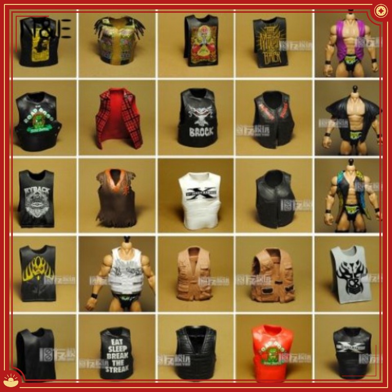 Wwe Ring Wrestler Costume Props 20cm 23cm Figura De Acción Accesorios ...