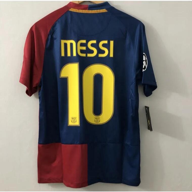 Camiseta Retro Barcelona HOME 2008 2009 FINAL De Casa UCL 19 MESSI 6 ...