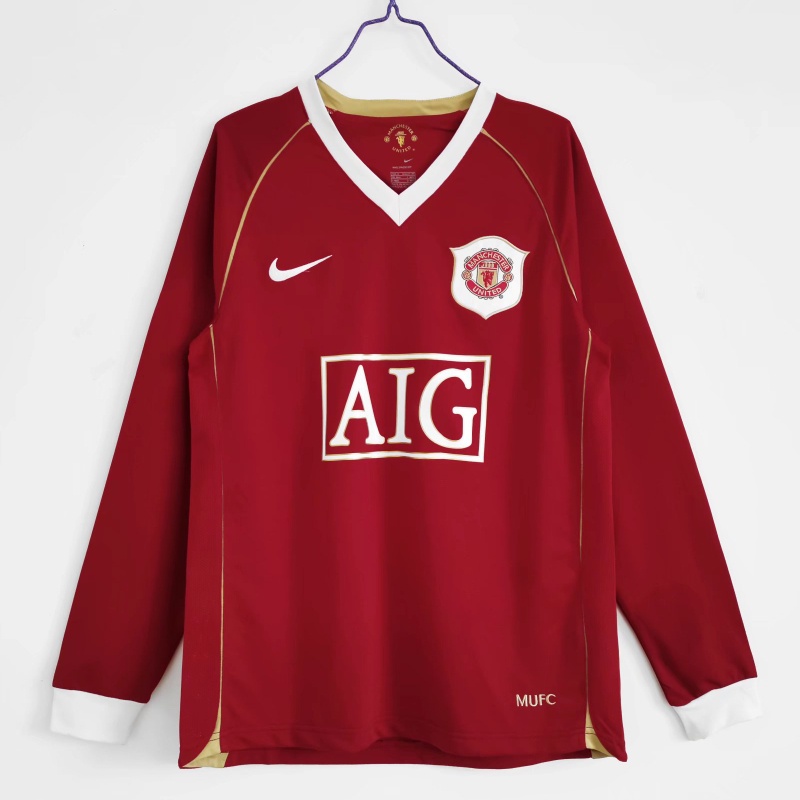 2006 07 Manchester United Camiseta Retro De Manga Larga Ronaldo 7
