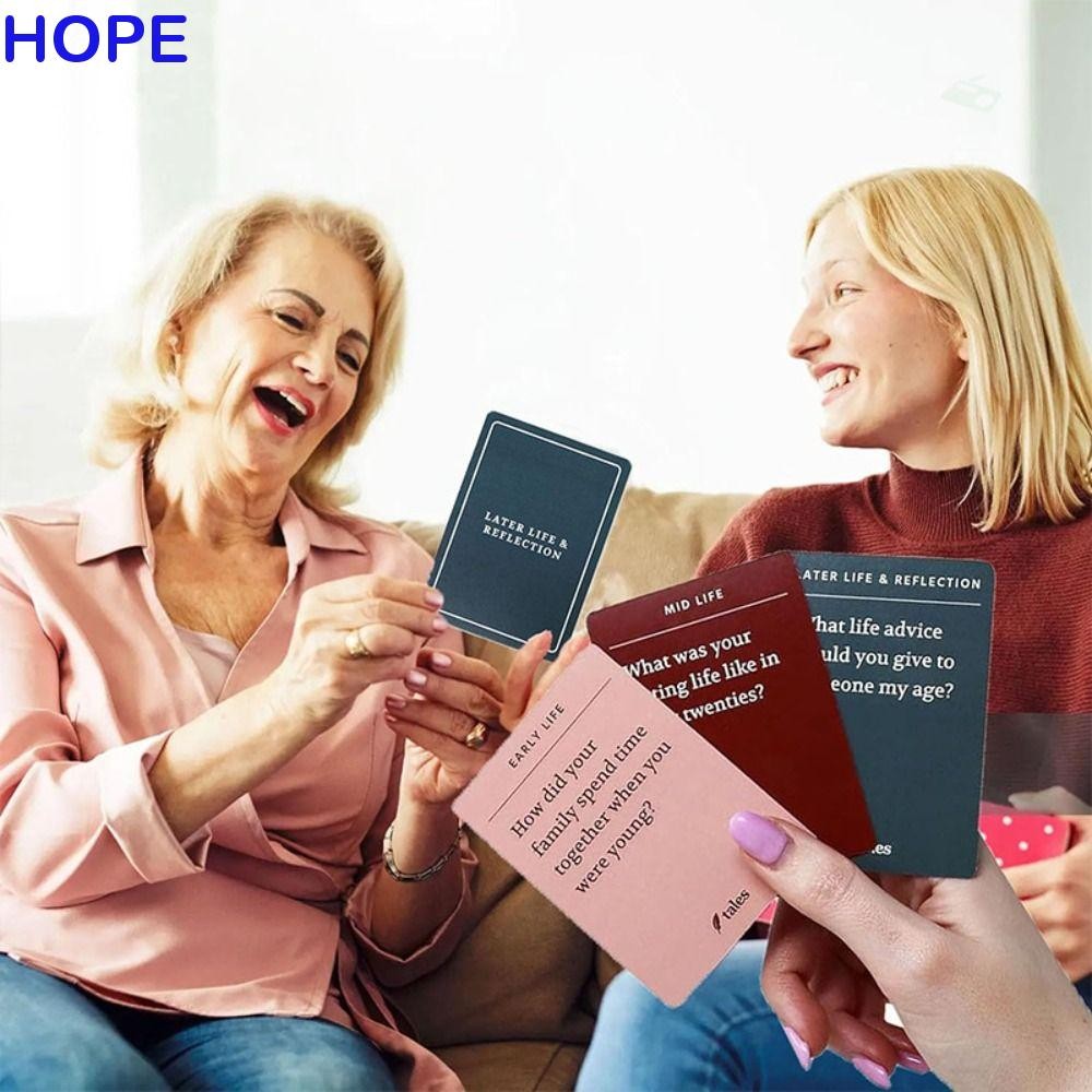 HOPE1 Ice Breaker Tarjetas De Conversación , Juego De La Familia De ...