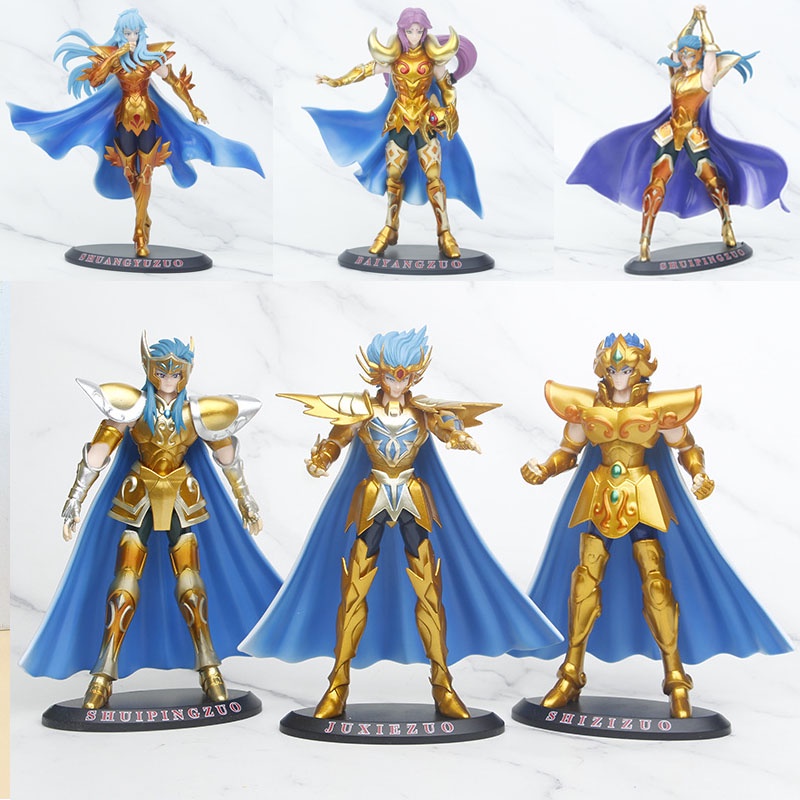 Saint Seiya Alma De Oro Figura De Acción Santo Aries Piscis Acuario ...