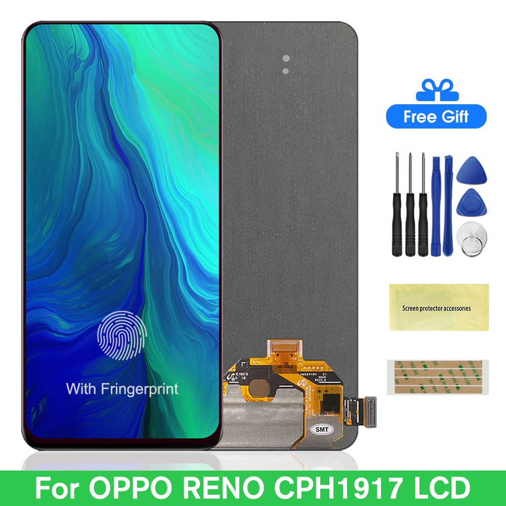 Para OPPO Reno lcd PCAM00 PCAT00 CPH1917 Pantalla Con Componentes ...