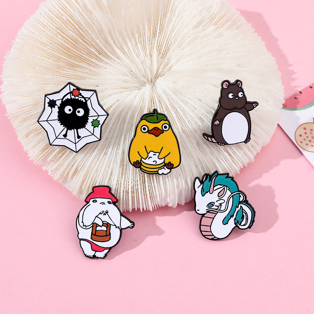 Anime Spirited Away Esmalte Alfileres Película De Dibujos Animados ...