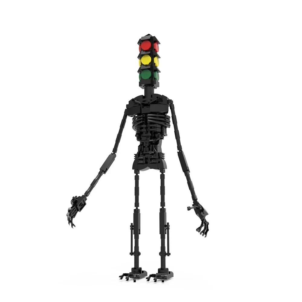 Juego De Terror Criatura Scp Monstruo Semáforo Bloques De Construcción