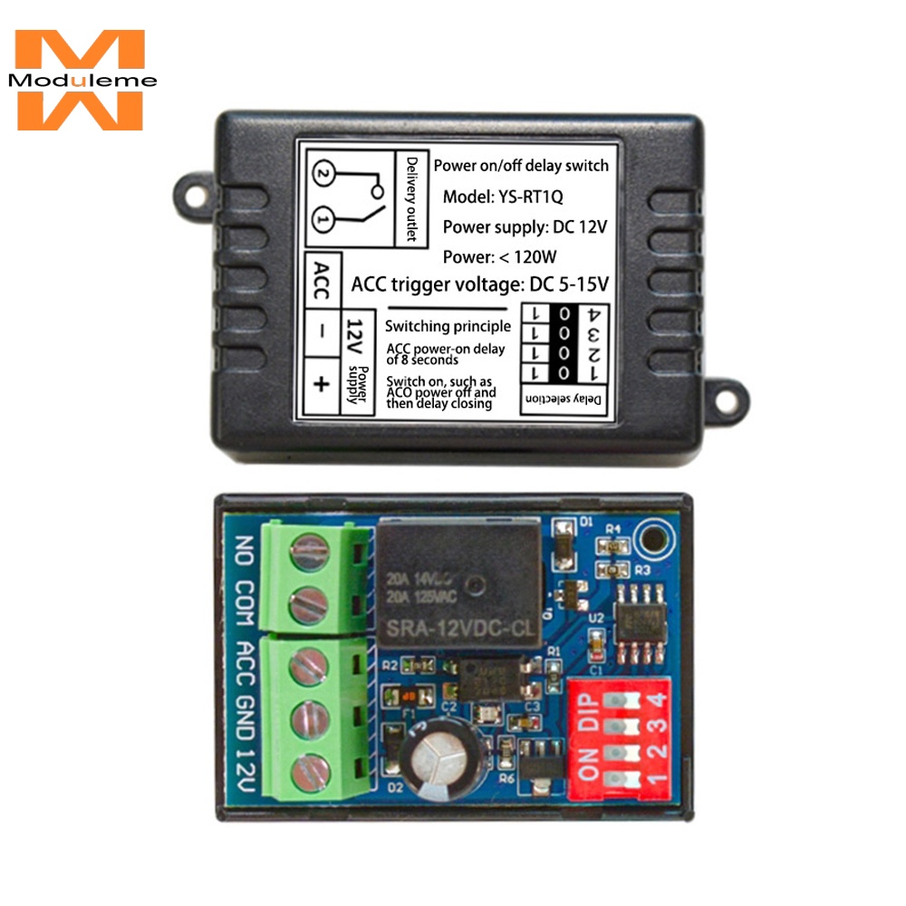 Relé Temporizador De 12 Voltios On-Off De Retardo Digital Automotriz ...